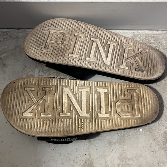 PINK Victoria's Secret | Shoes | Victorias Secret Pink Sliders Sandals ...